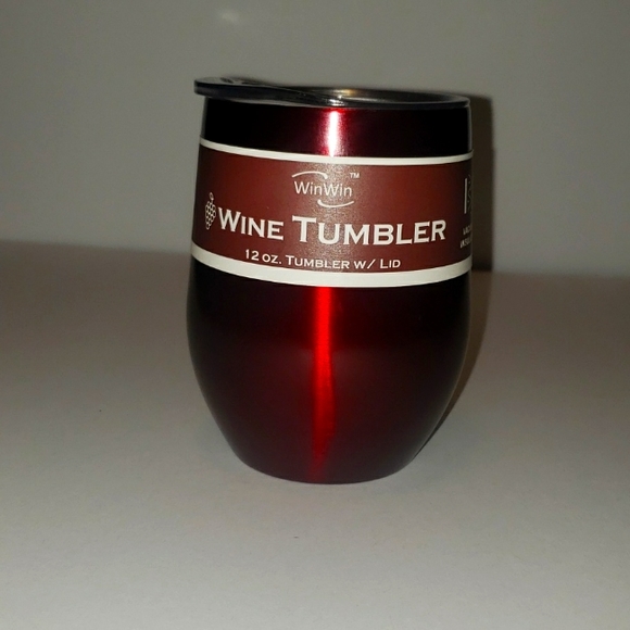 WinWin | Other | Metallic Red Wine Tumbler | Poshmark